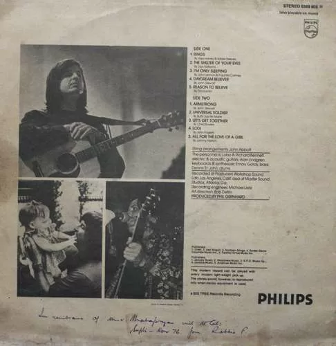 Lobo ‎– Just A Singer - 6369 805 - LP Record - New Gramophone House