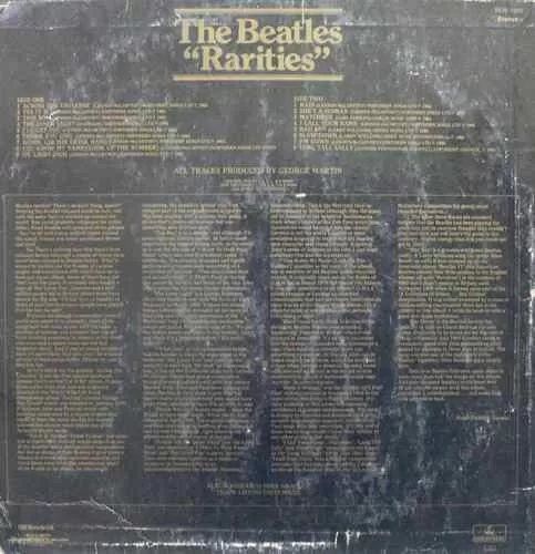 The Beatles ''Rarities'' - PCM 1001 - LP Record - New Gramophone House