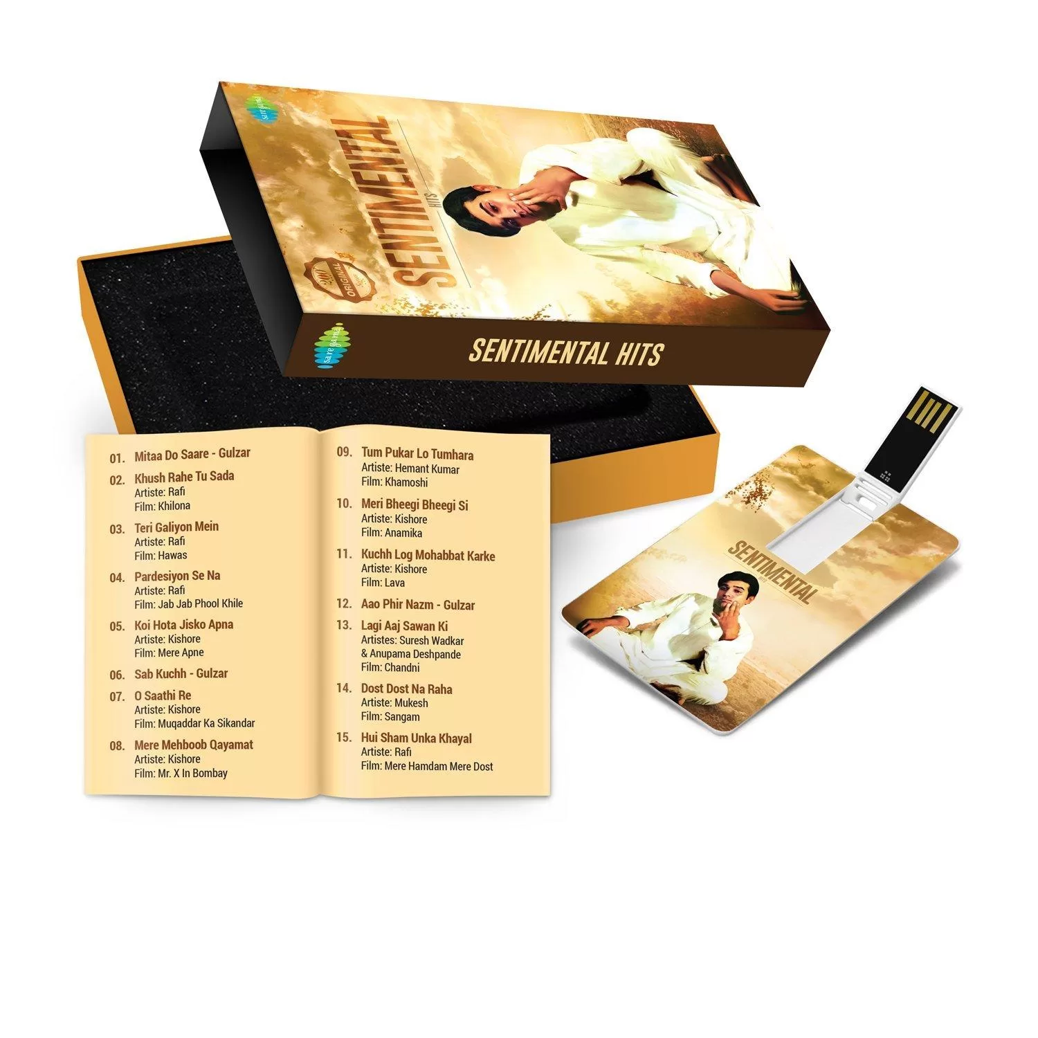 Music Card: Sentimental Hits (320 Kbps MP3 Audio) USB - New Gramophone ...